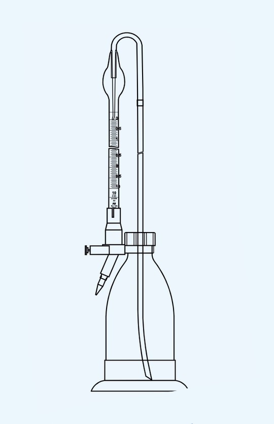 Biureta Schillinga butla 500 ml